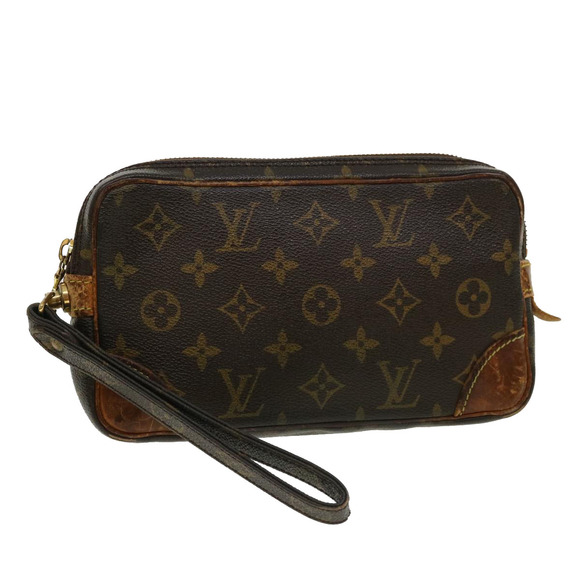 Louis Vuitton | Bags | Louis Vuitton Monogram Marly Dragonne Pm Clutch ...